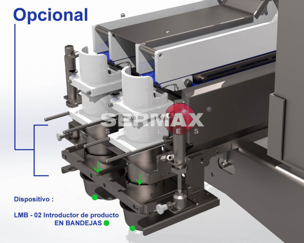 (EN) LMB 02 Filling device for trays / cups – Sermax Scales | Weighing ...
